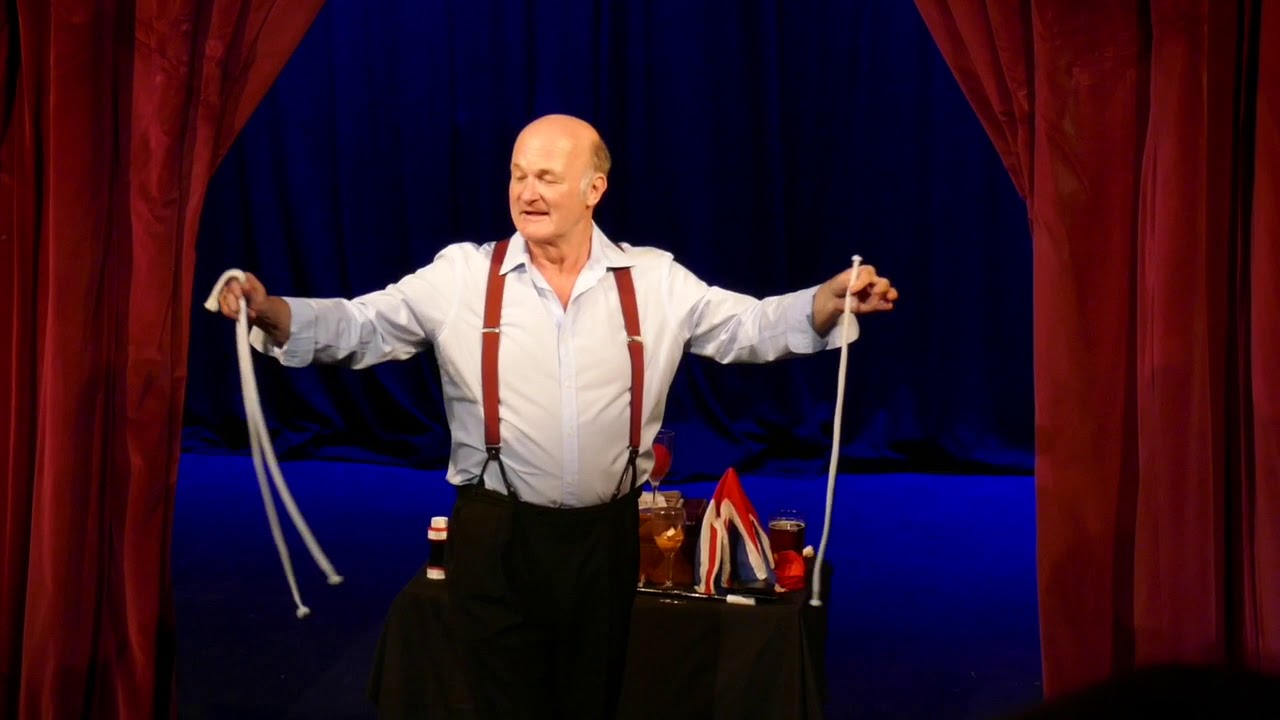 Tommy Cooper style comedian with some ROPEY MAGIC HASTINGS - YouTube