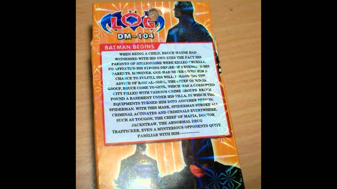Batman Begins bootleg toy description - YouTube