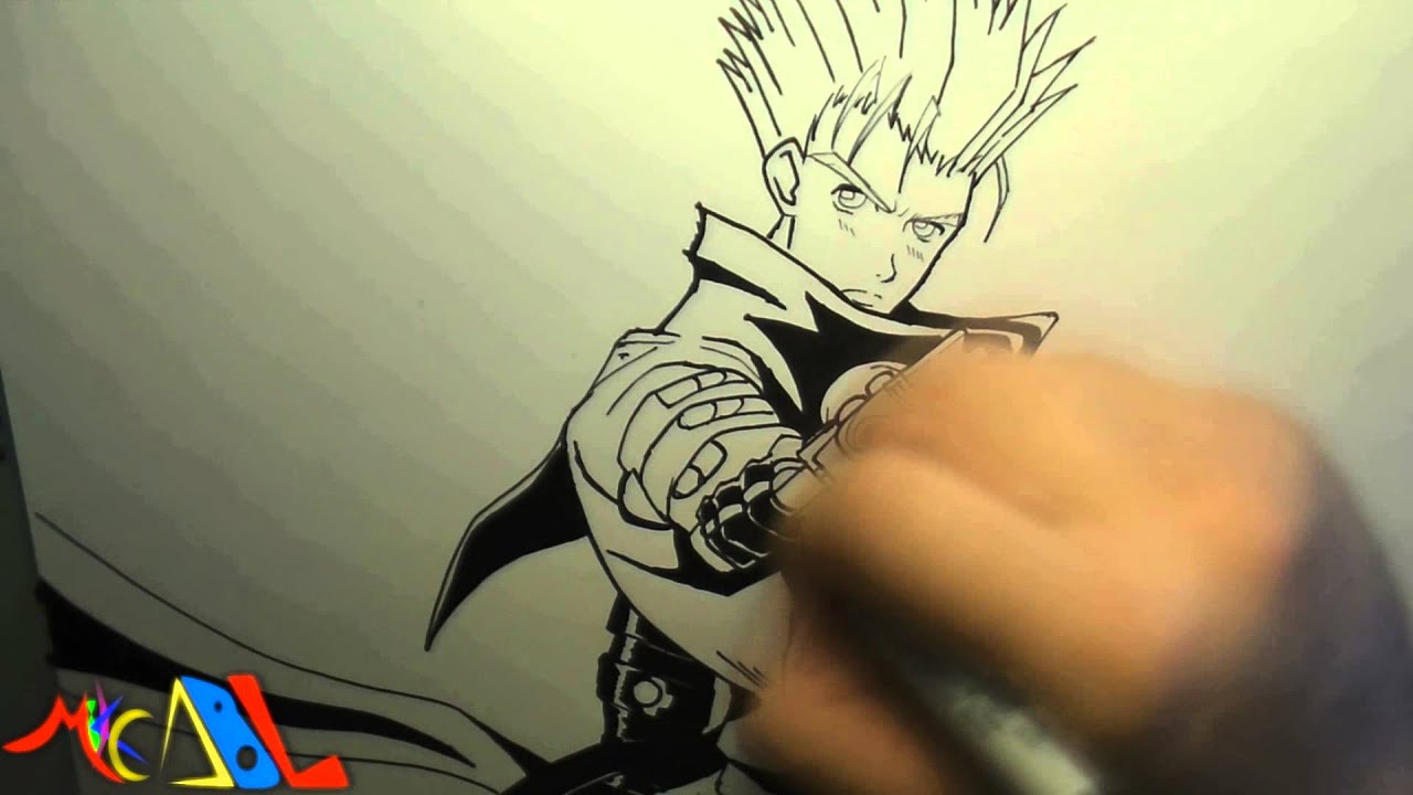 Snappy Drawing 131 Vash La Estampida - YouTube