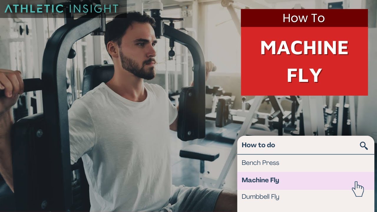 How to do the Machine Fly Exercise - YouTube