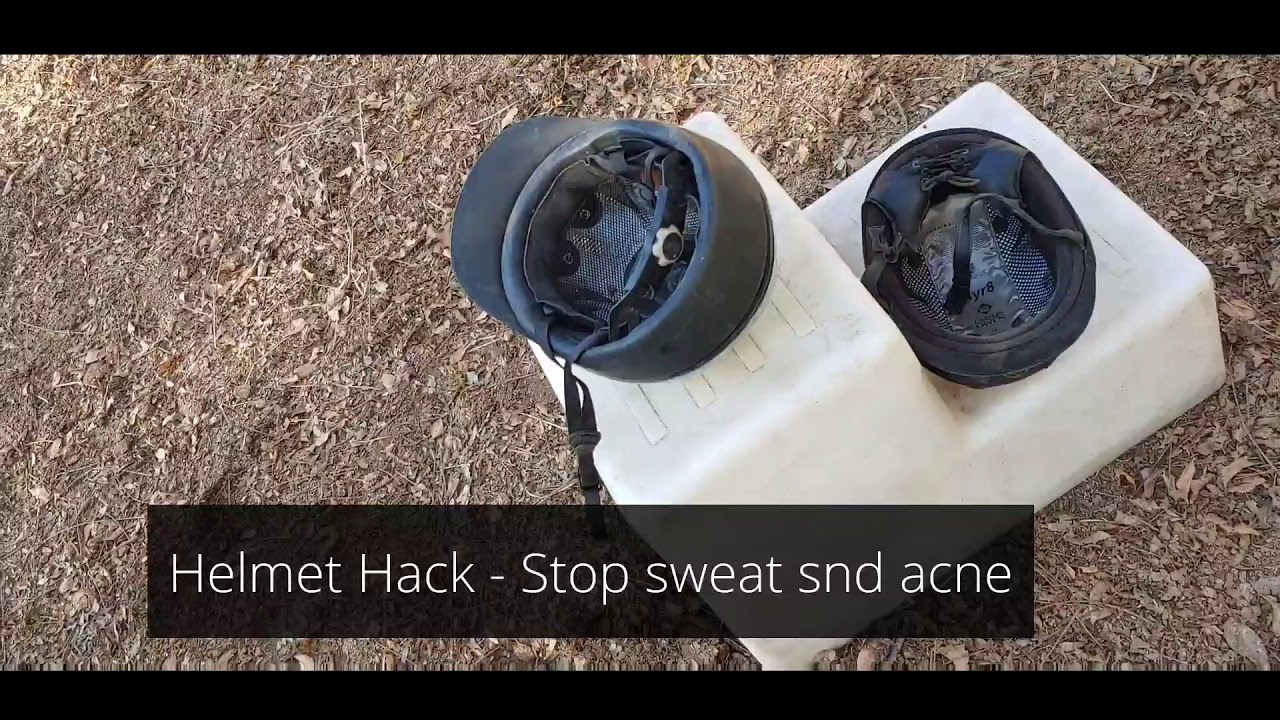 Helmet Hack - Stop sweating, acne, improve helmet fit and keep helmets ...