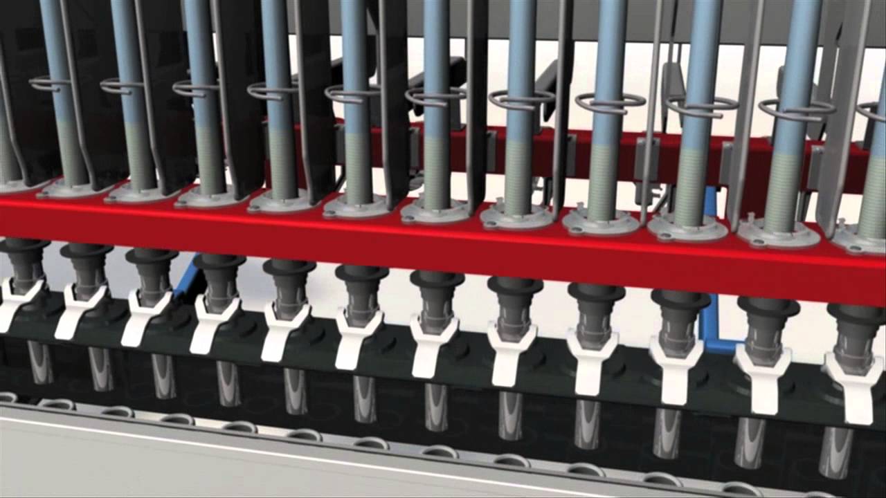 13 Ring and Compact spinning machines fast and reliable doffing - YouTube