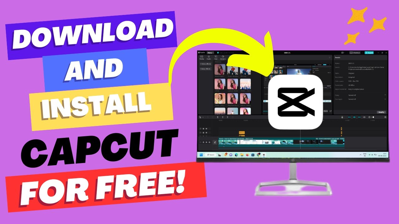 How To Download CapCut For PC & Laptop | Download CapCut For Free | New ...