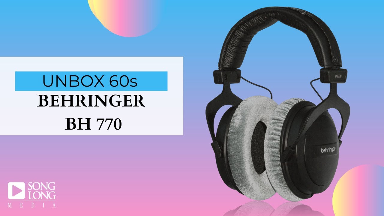 Unboxing 60s- BEHRINGER BH 770 -Songlongmedia - YouTube