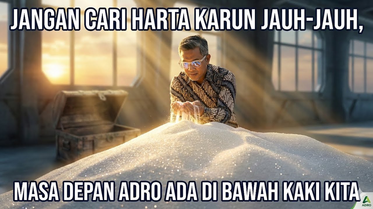 Jangan Cari Harta Karun Jauh-jauh, Masa Depan ADRO Ada di Bawah Kaki ...