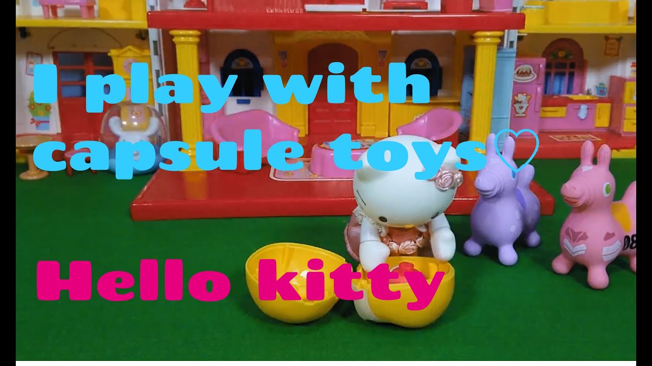 Hello kitty Play with friends! Stop motion - YouTube