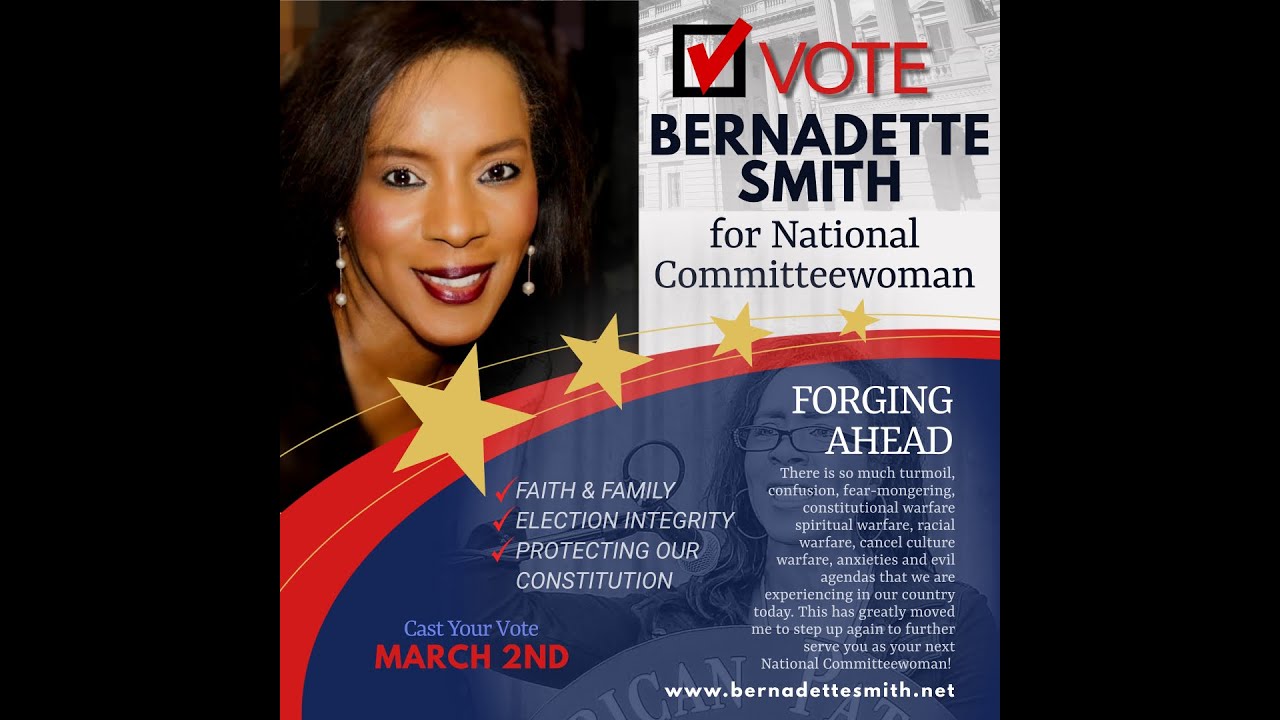 Bernadette Smith for Michigan’s Republican National Committeewoman - YouTube