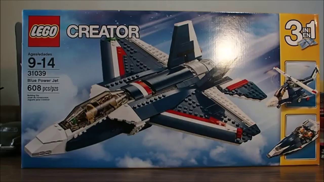Lego Creator Blue Power Jet (31039) - YouTube