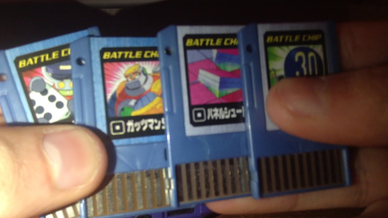 Megaman Battle Network 4 - Red Sun Battlechip Gate Demonstration - YouTube