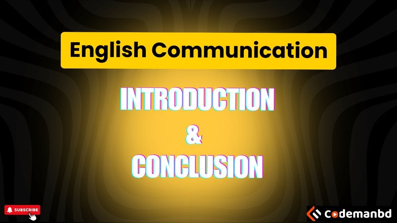 How to do an introduction and conclusion in a video interview properly ...