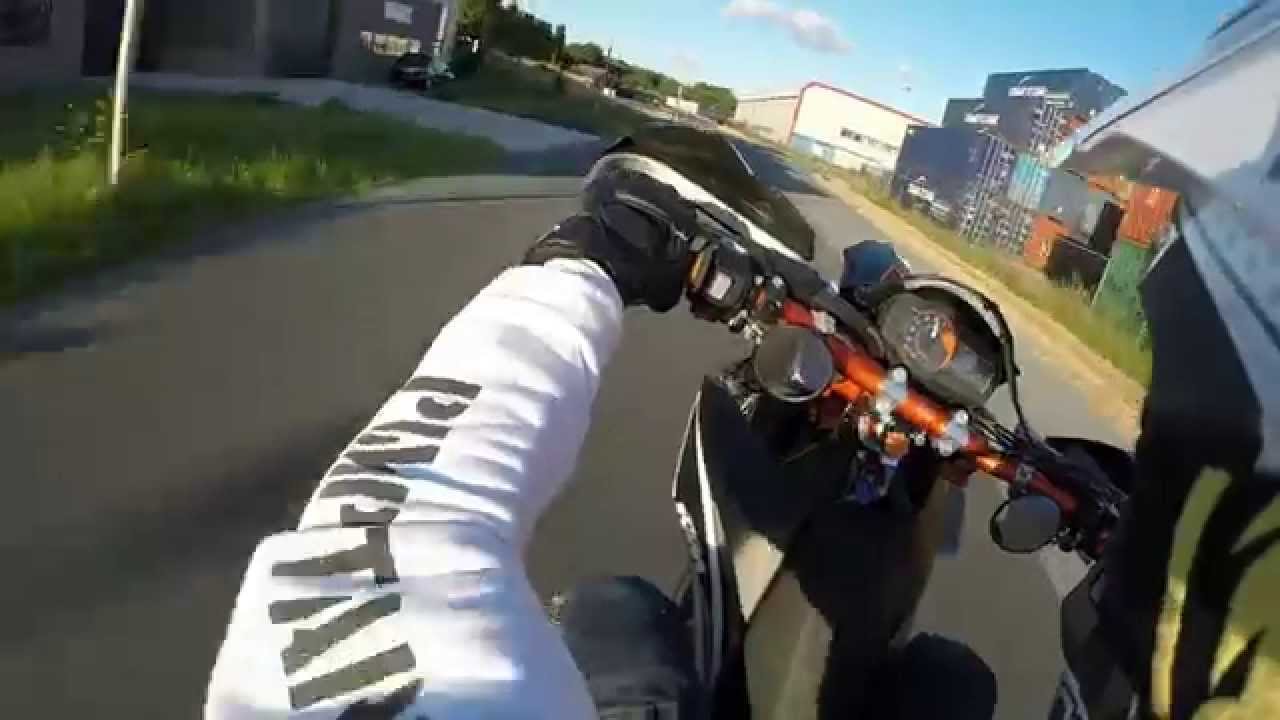 #2 || KTM 690 SMCR and Husaberg FS 650 wheelie[ RCG73 ] - YouTube