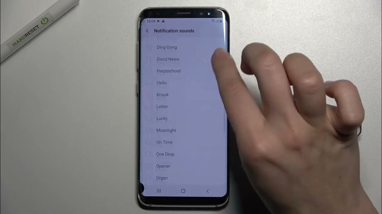 How to Change Notification Sound on Samsung Galaxy S8 – Customize Smartphone - YouTube