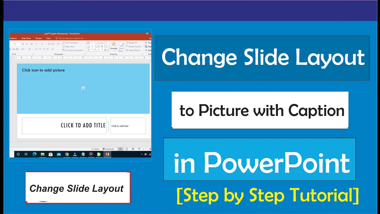 How To Change Slide Layout To Picture With Caption YouTube How To Change Slide Layout To Picture With Caption YouTube