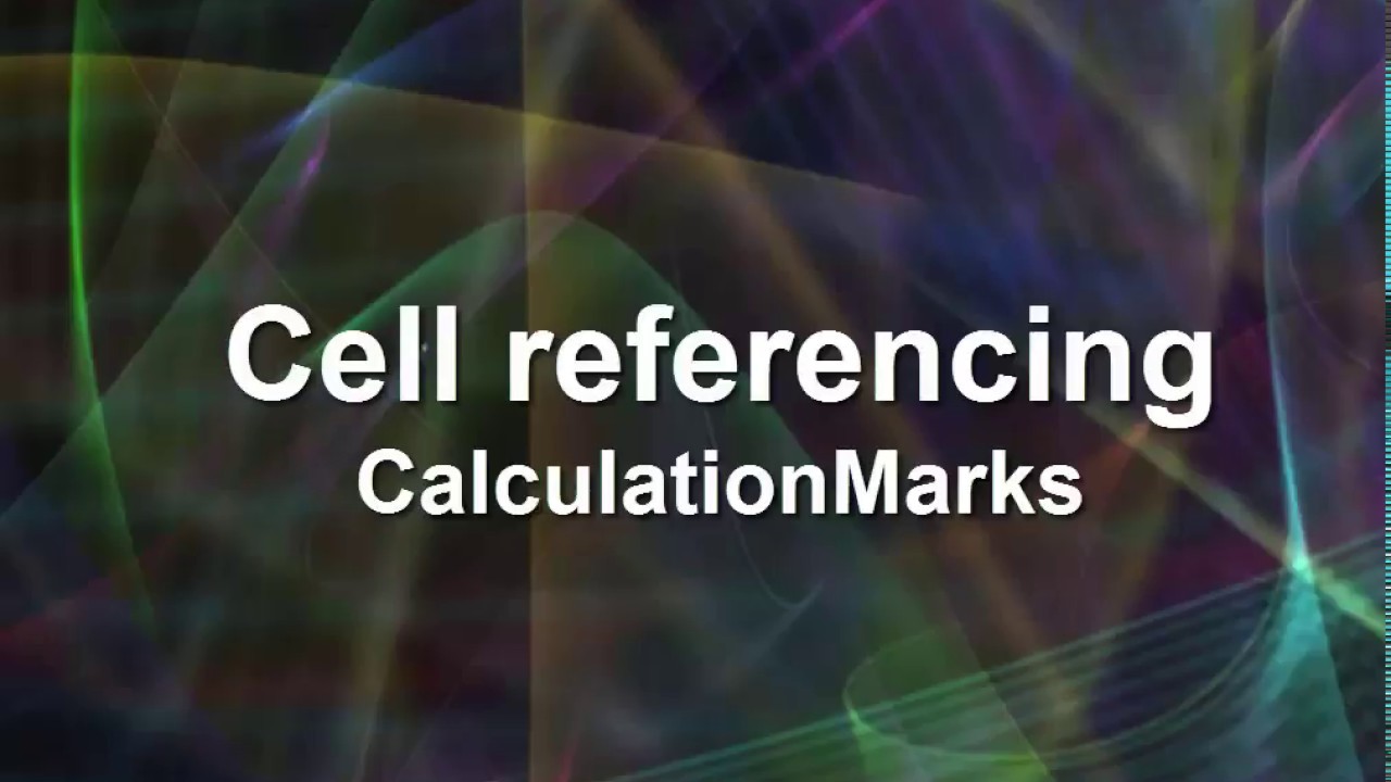 Spreadsheets: Absolute cell referencing - YouTube