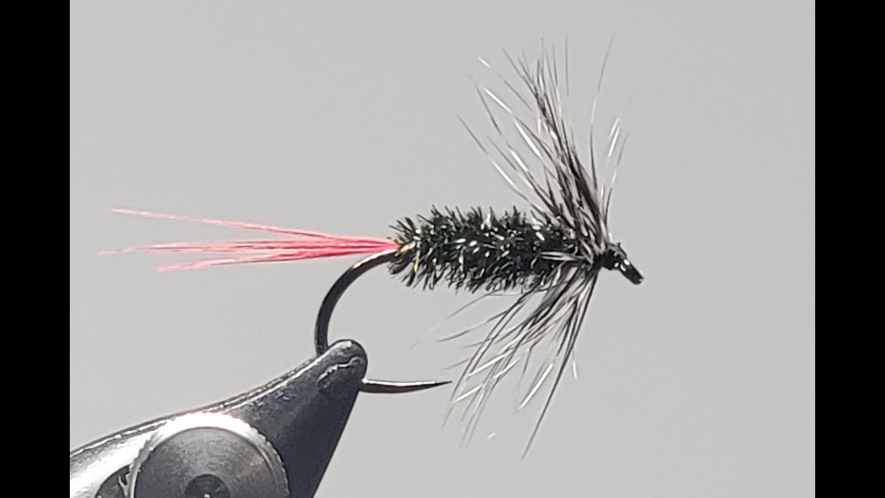 Gray Hackle Peacock Wet Fly - YouTube