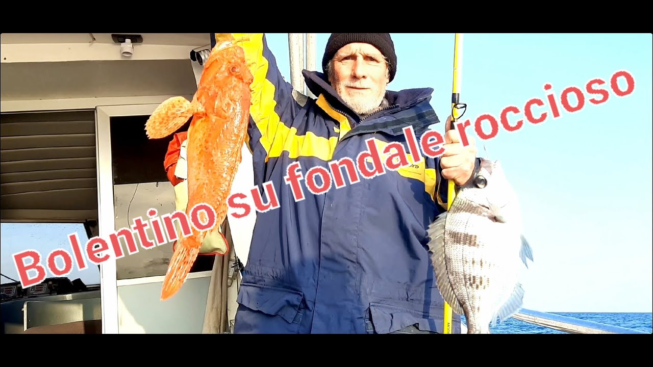 TECNICA BOLENTINO SU FONDALE ROCCIOSO... MOLTE CATTURE DI TANUTE E ...