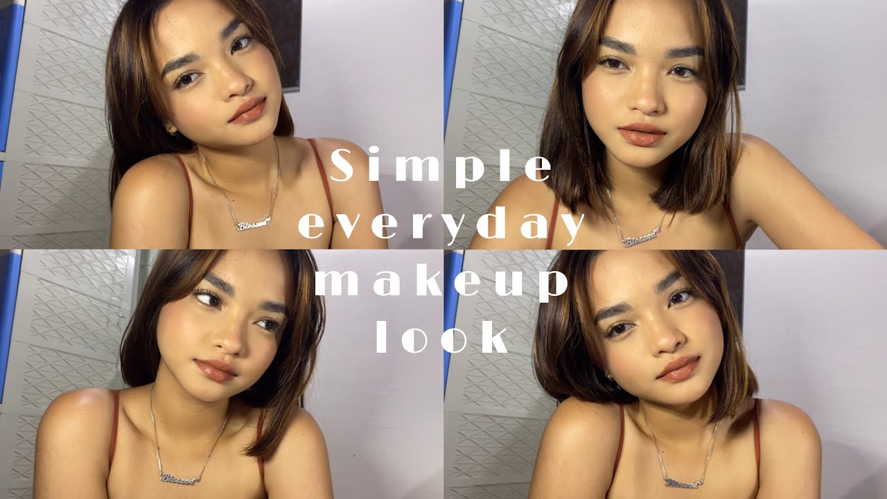 my simple everyday make up look 🤍💄🤎 - YouTube