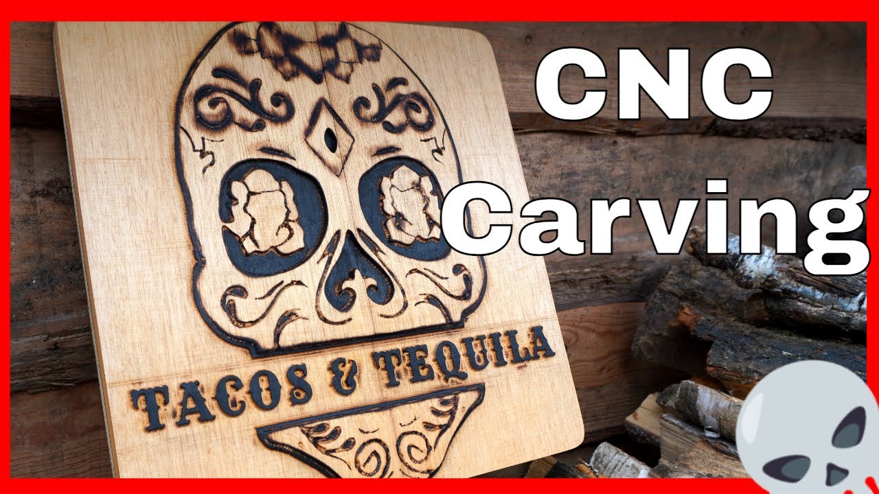 My 1st CNC Carving Project, On my homemade CNC Router - YouTube