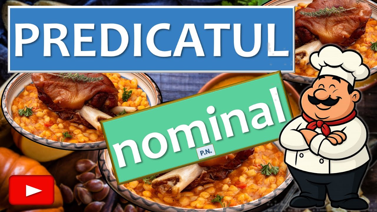 PREDICATUL NOMINAL verbul copulativ, NUMELE PREDICATIV - YouTube