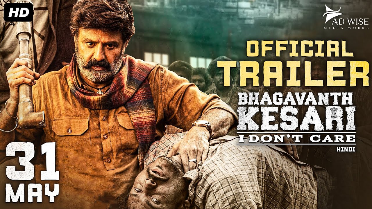 Nandamuri Balakrishna's BHAGAVATH KESARI - Hindi Trailer | Sreeleela ...