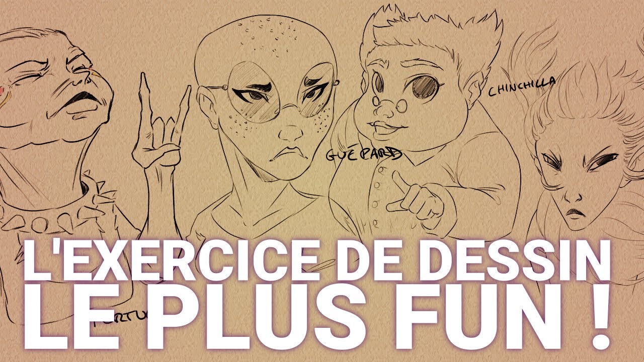 L'EXERCICE de dessin le plus FUN ! - Croquis - YouTube
