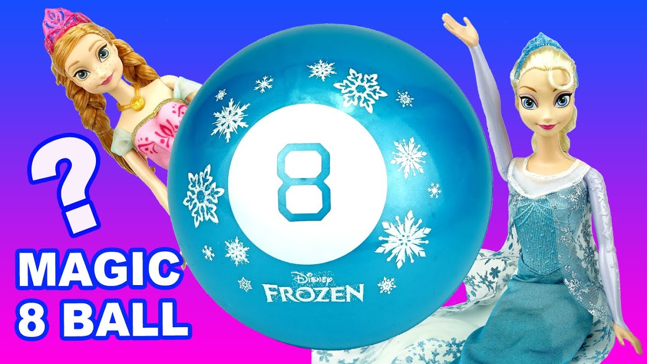 FROZEN Magic 8 Ball ASK QUESTIONS Answers Elsa Anna Kristoff Hans ...