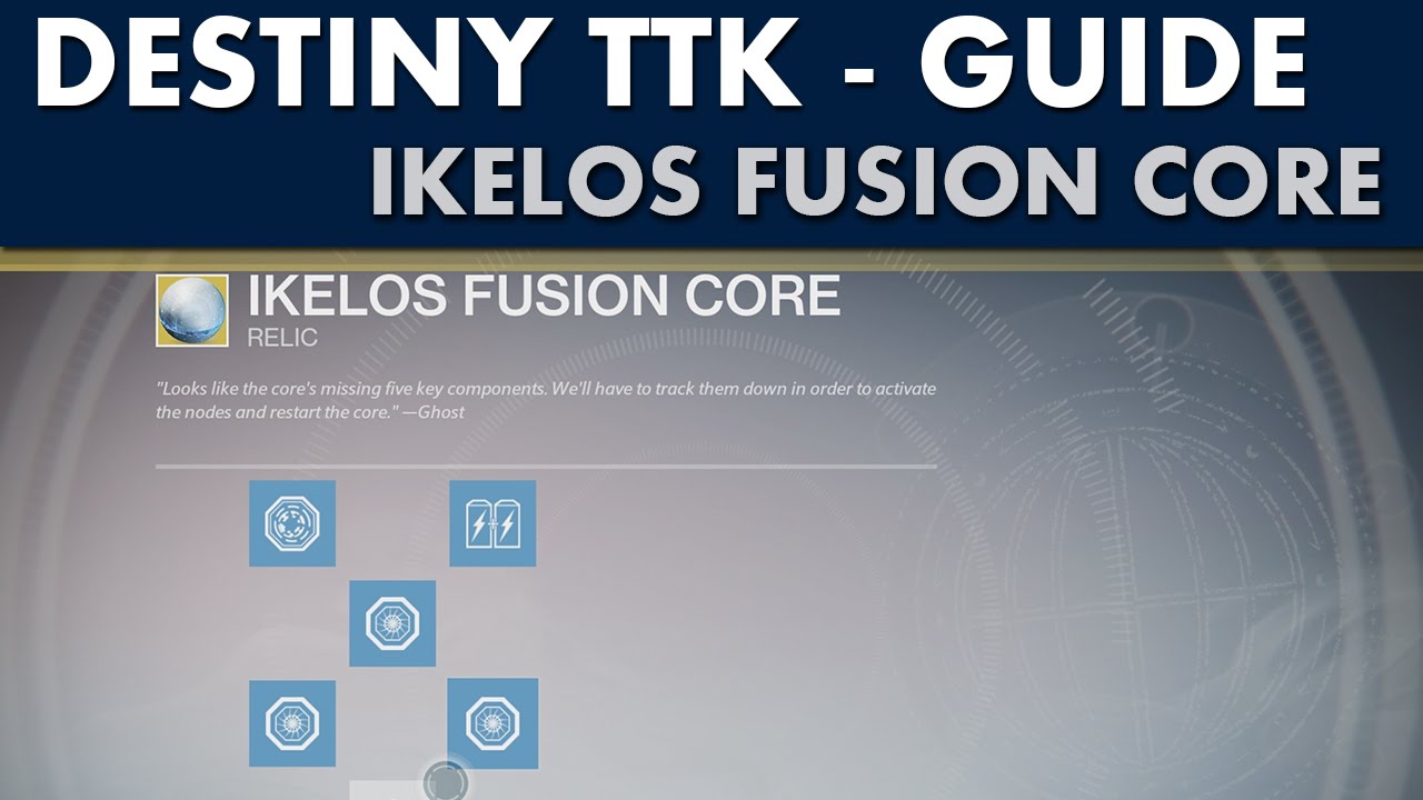 Destiny TTK Guide - How to Activate Ikelos Fusion Core (The First ...