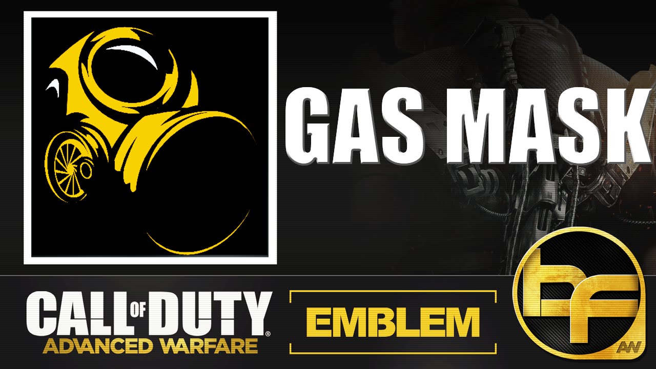 COD Advanced Warfare Emblem Tutorial #122 - Gas Mask - YouTube