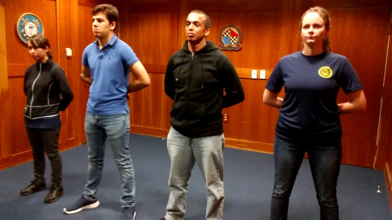 San Jose Navy swearing in before leaving. MEPS - YouTube