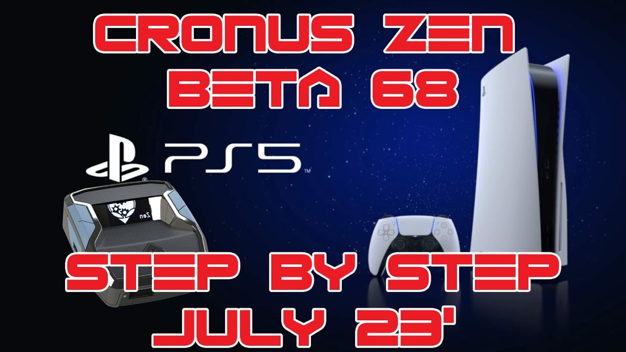 CRONUS ZEN BETA 68 JULY 2023 - STEP BY STEP - NO DISCONNECTION - NO ...