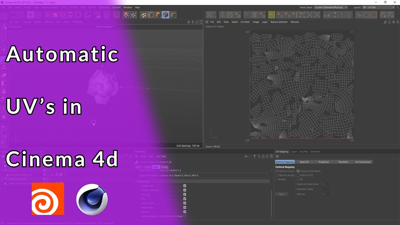 Automatically UV Objects in Cinema 4D - YouTube