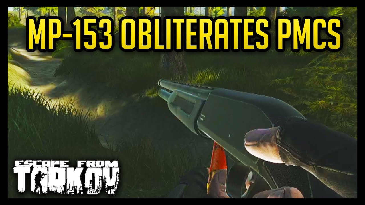 MP-153 Shotgun Obliterates PMCs - Escape from Tarkov (0.12.9) - YouTube