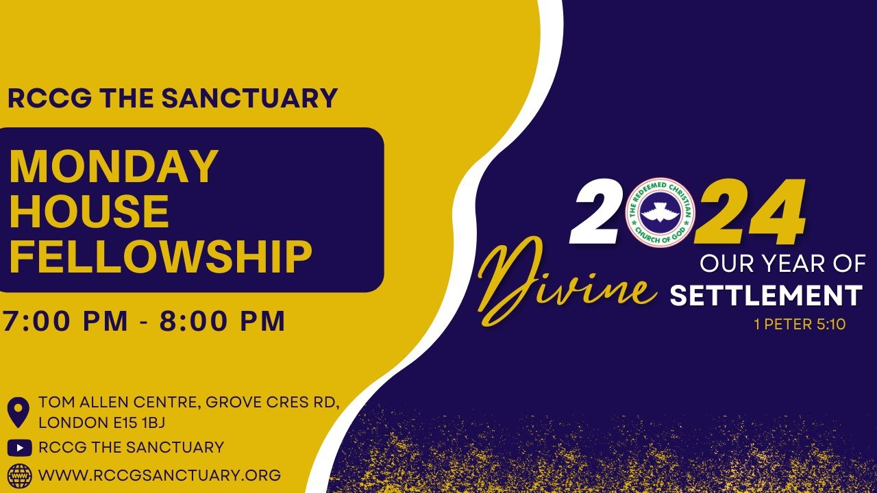 House Fellowship | RCCG The Sanctuary | 24/06/2024 - YouTube
