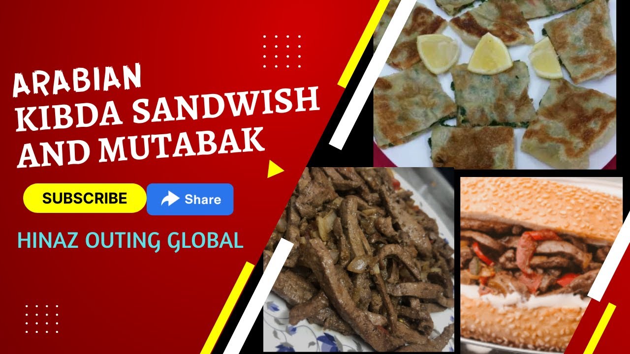 Arabian Style kibda(Kalegee) sandwich & Mutabak ||#riyadh #saudiarabia ...