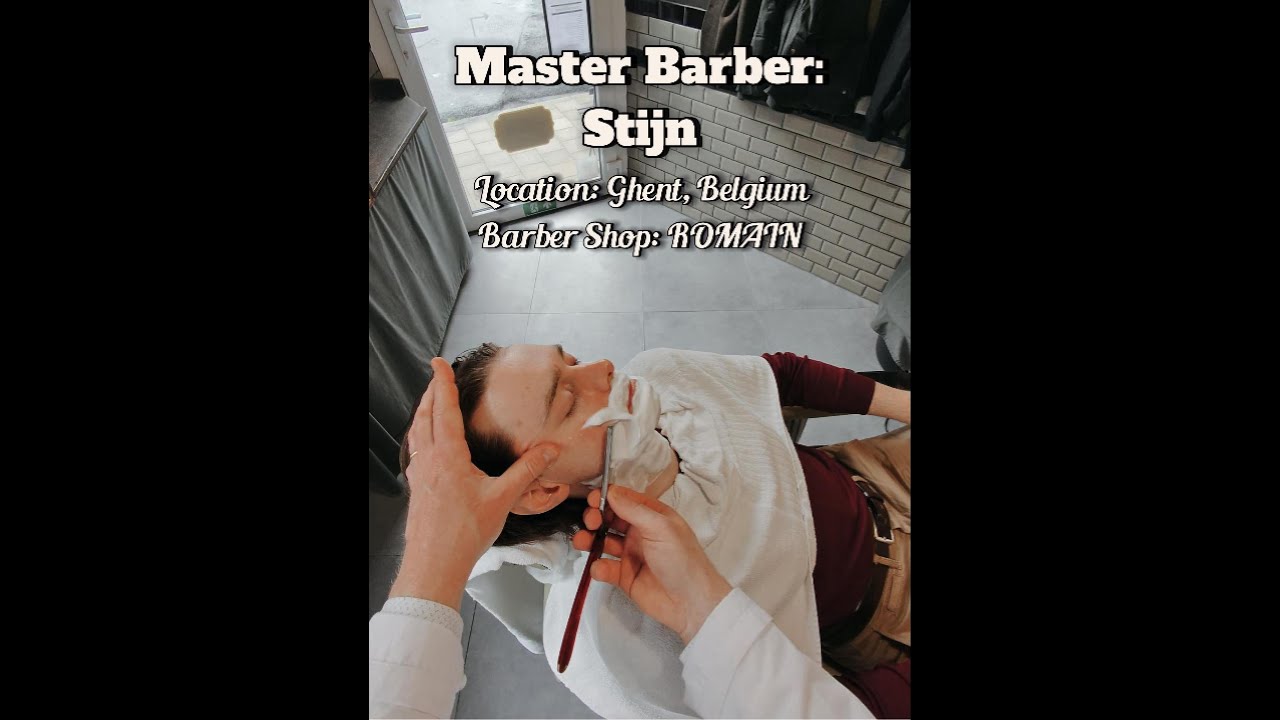 ASMR POV Shave – Master Barber Stijn - YouTube
