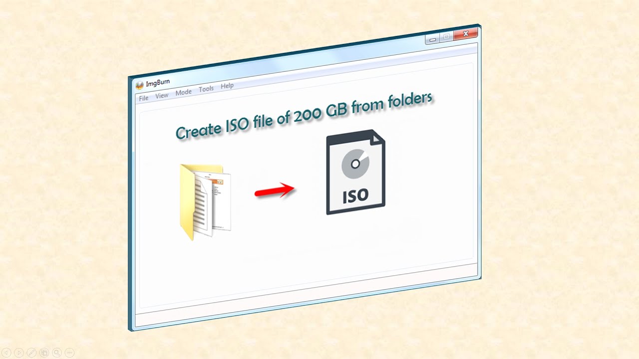 How to create 200 GB iso imagefile with udf support using imgBurn as ...