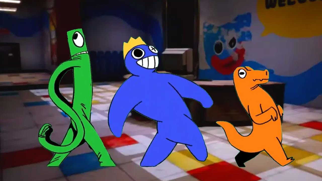 Dr Livesey Walk Rainbow Friends Meme Animation - YouTube