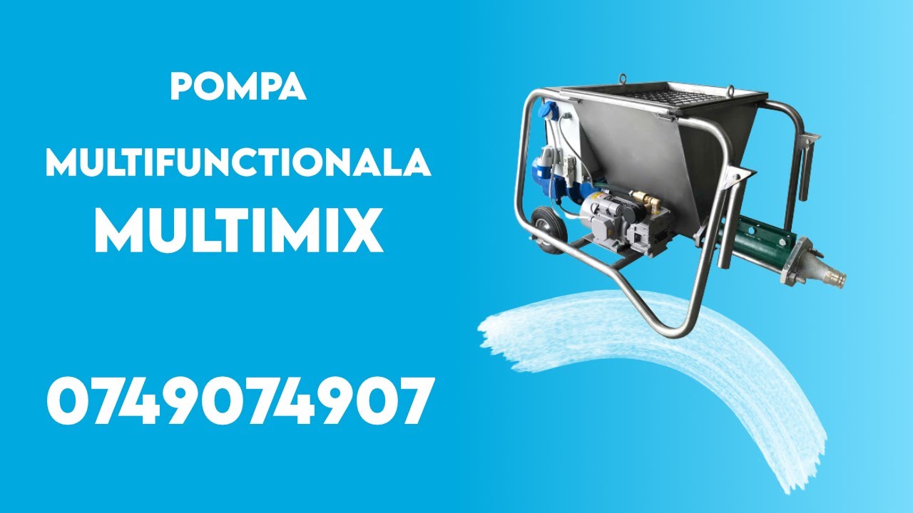 Pompa de glet MULTIMIX - YouTube