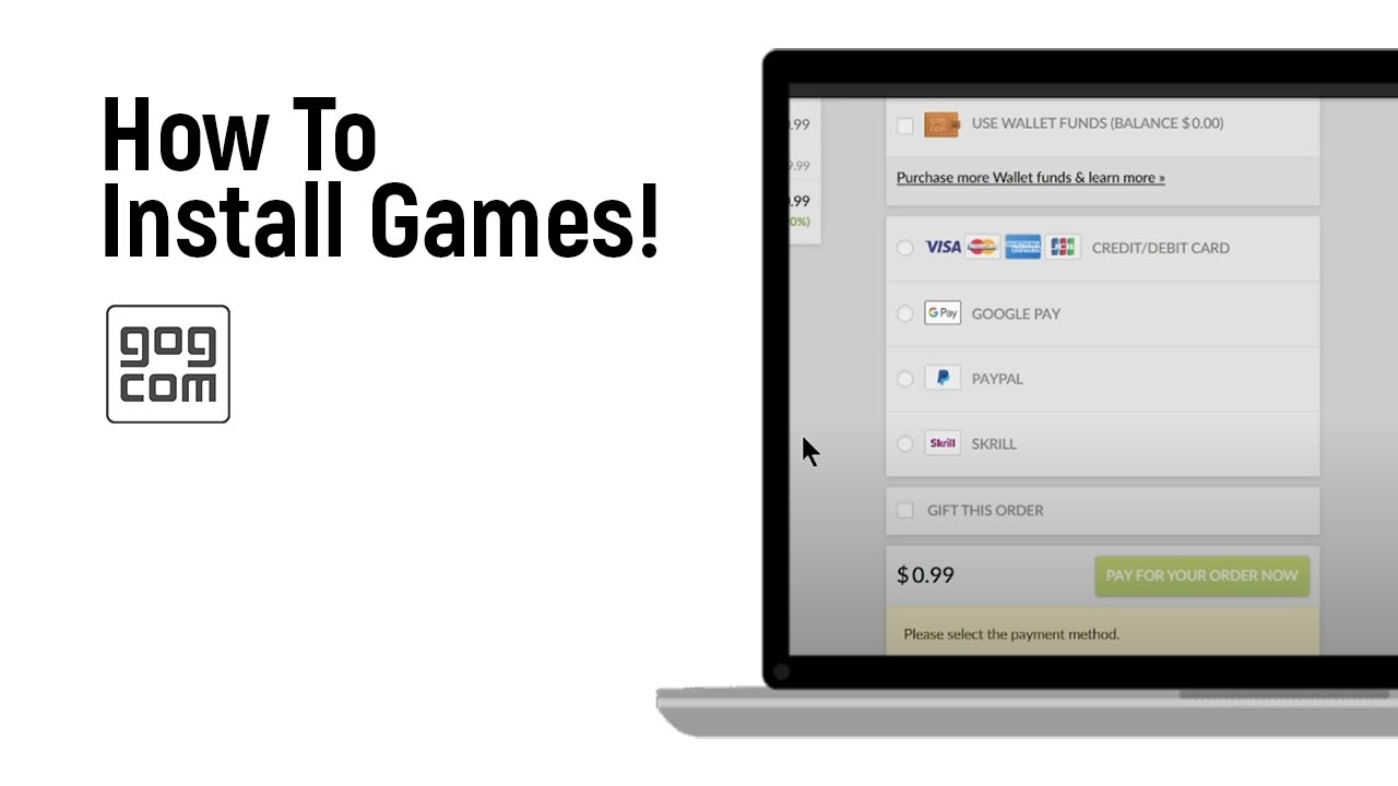 How to Install Games on GOG [easy] - YouTube