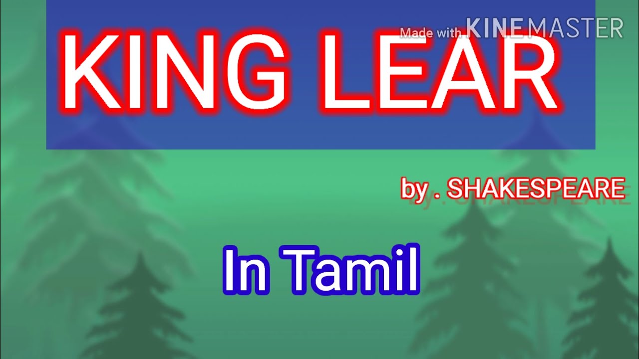  KING LEAR SUMMARY IN TAMIL YouTube