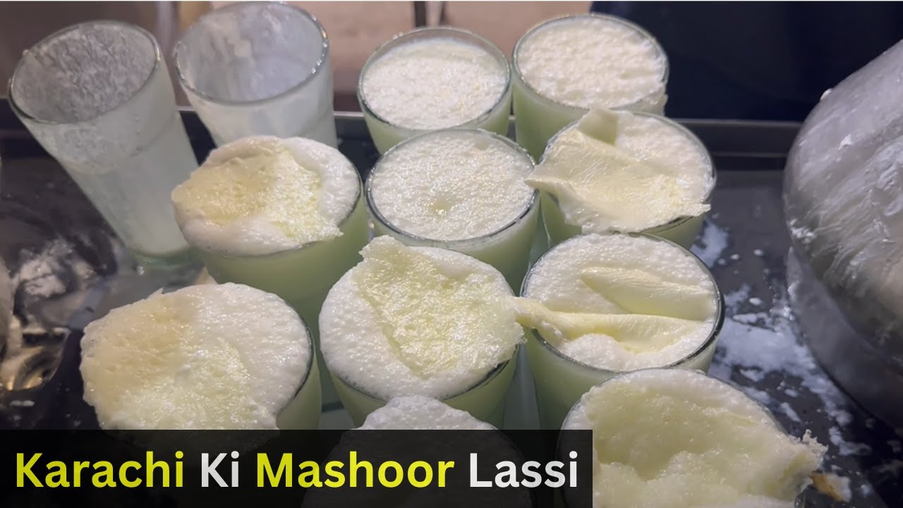 Karachi Ki Mashoor Lassi | Lassi Recipe | Lassi Making Process ...