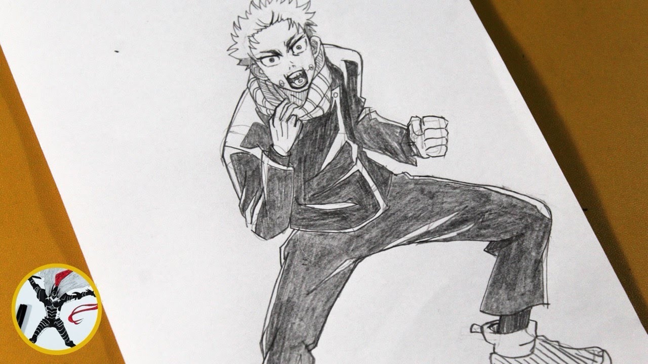 How to Draw Inumaki Toge Cursed Speech Step by Step – Easy Jujutsu ...