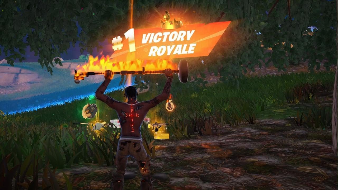 *NEW* T-3500 TRAVIS SCOTT SKIN IN FORTNITE PS5 + A VICTORY ROYALE WIN ...