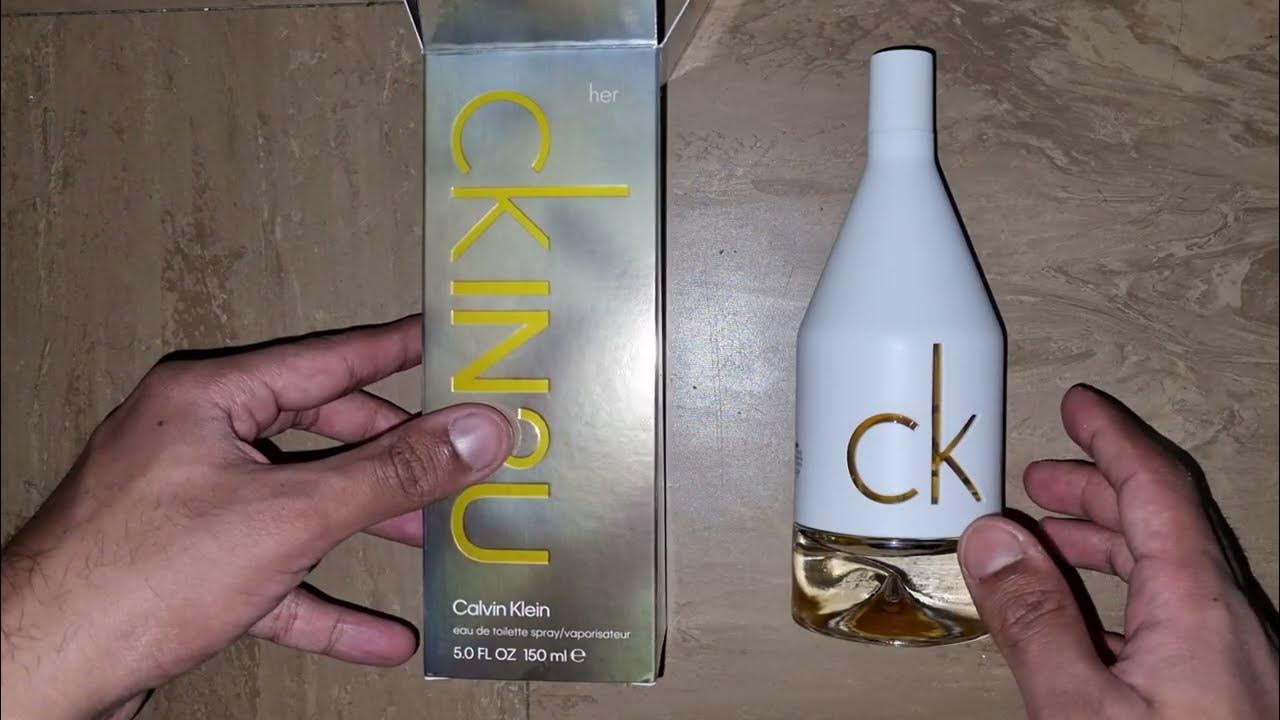Calvin Klein IN2U Her 150ml Unboxing - YouTube