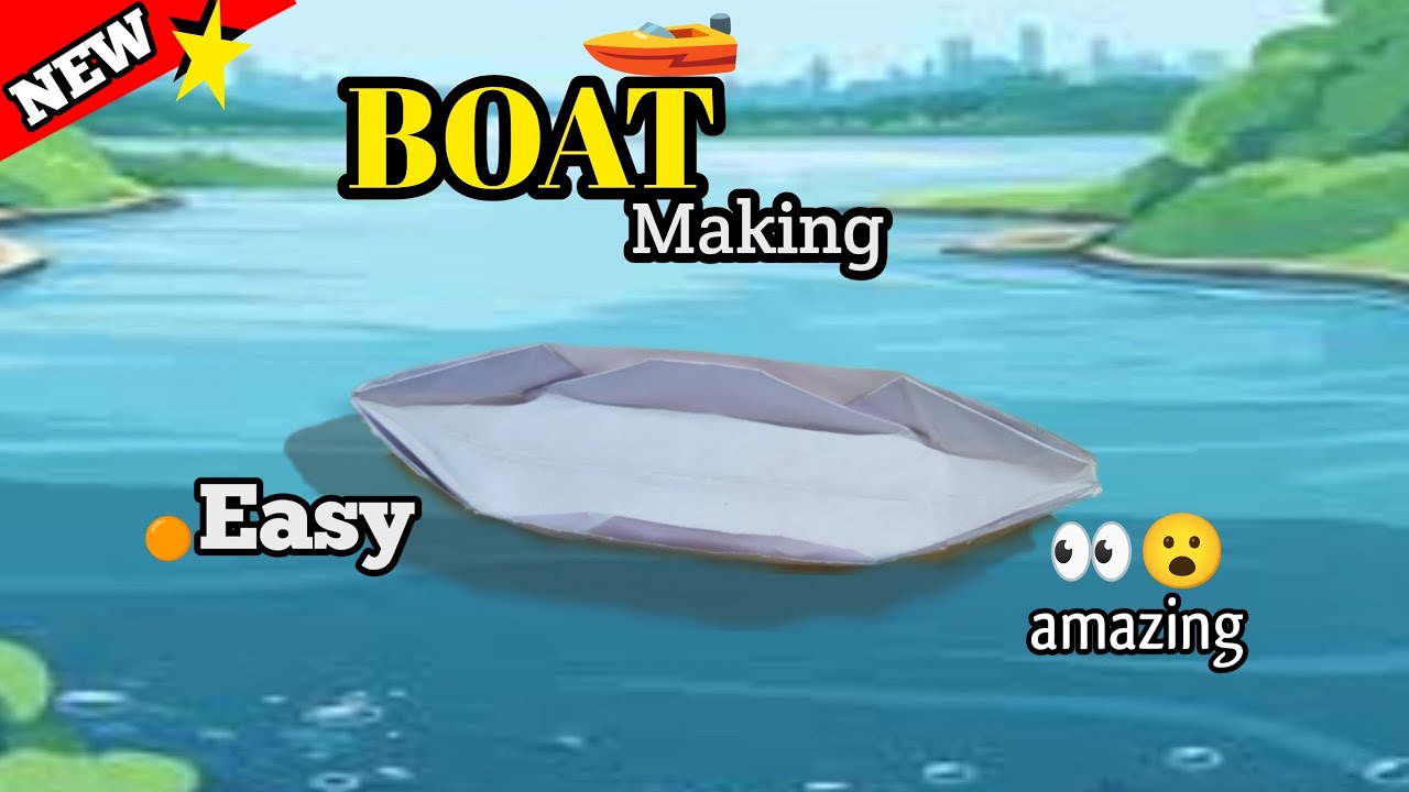 How to make a PAPER BOAT। Amazing 😍😍।#diy।#craft । paper boat making ...