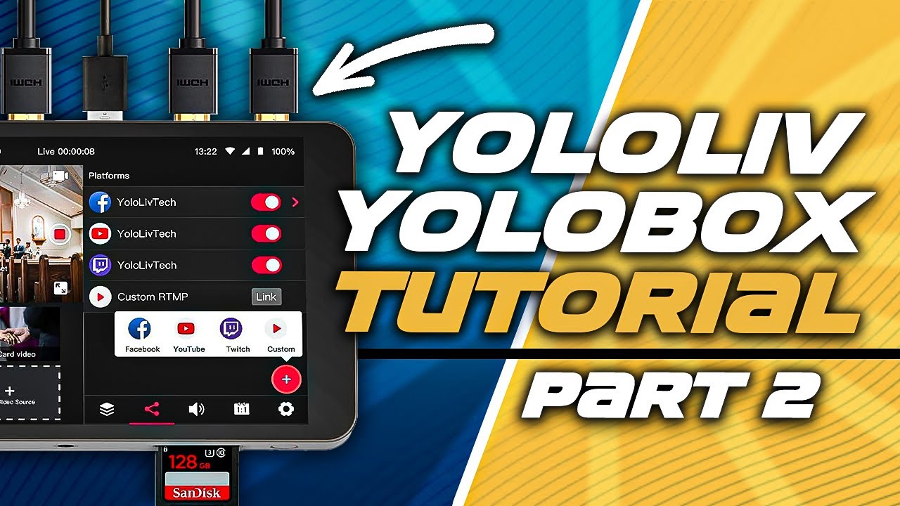 YoloLiv YoloBox - Part 2 Portable Multi Camera Live Streaming Device ...