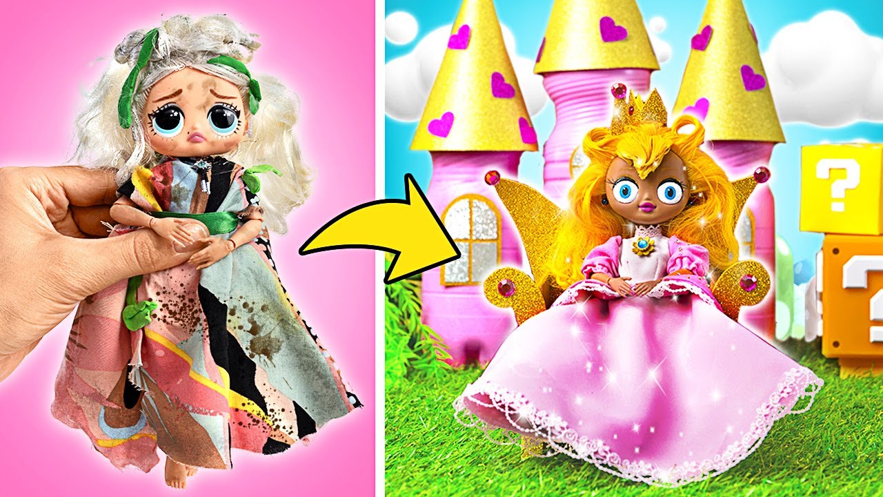 Princess Makeover and Castle DIY | FUN Crafts From Bottles🧴by Slick ...