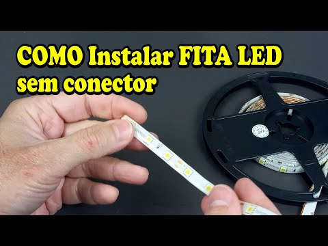 COMO Instalar FITA LED sem conector