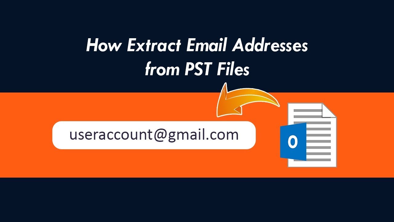 How do I Extract Email Addresses from PST Files - YouTube