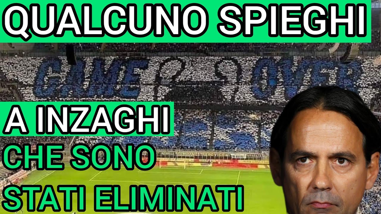 INZAGHI PIANGE ed è sotto shock | Inter sconfitta e lui non ci crede ...